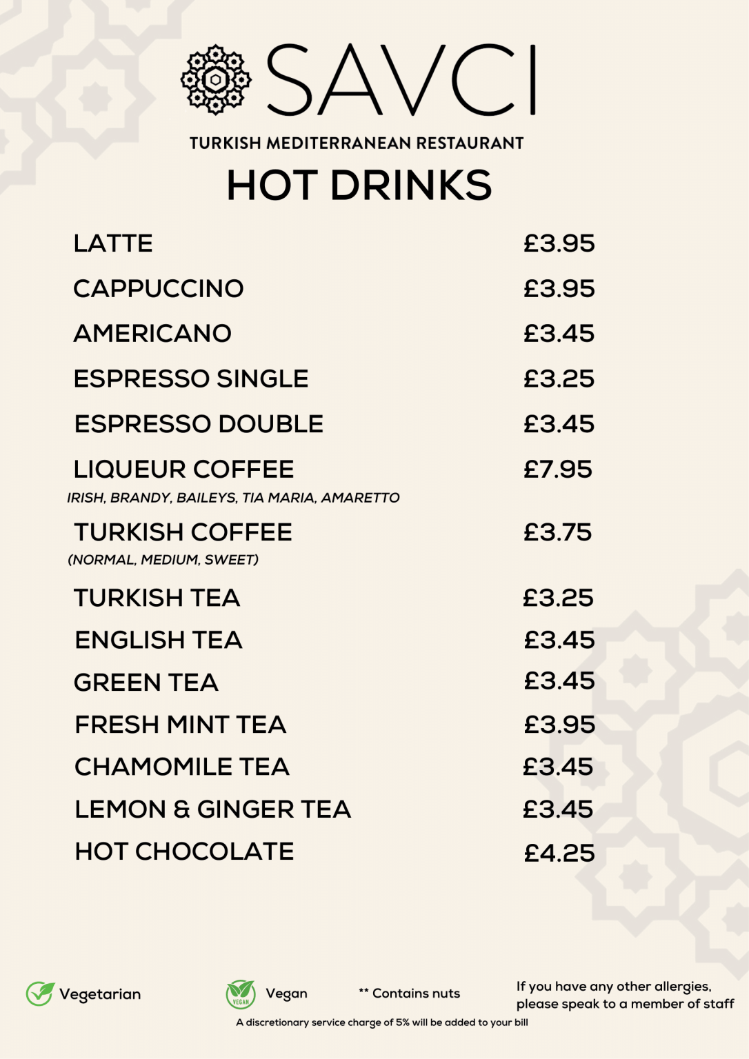 Desserts | Savci Turkish Restaurant, Stopsley, Luton